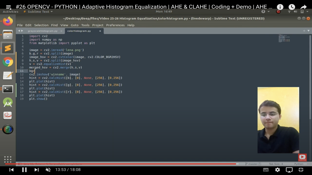 OPENCV - PYTHON | Adaptive Histogram Equalization | AHE & CLAHE ... OPENCV - PYTHON | Adaptive Histogram Equalization | AHE & CLAHE ...
