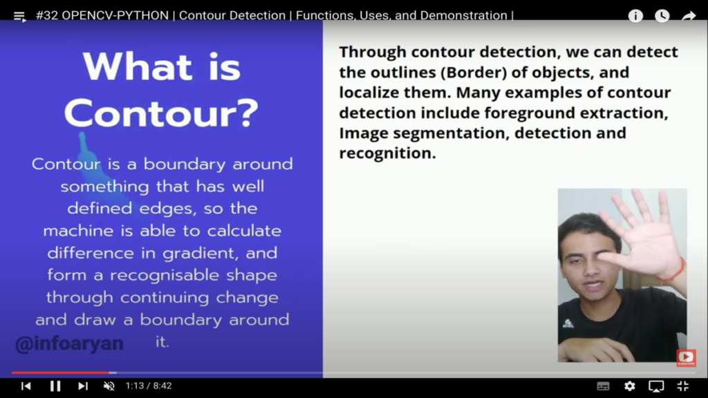 Opencv Python Contour Detection Functions Uses And Demonstration